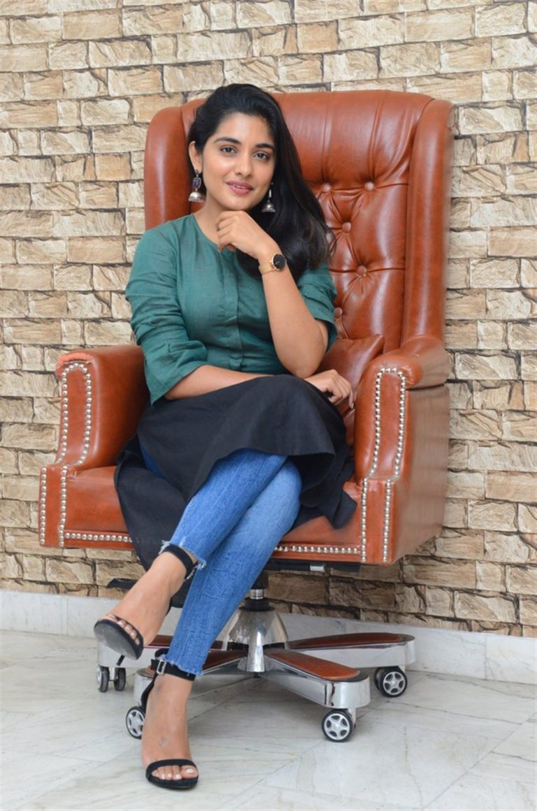 Nivetha Thomas photos at Brochevarevarura movie Interview - South ...