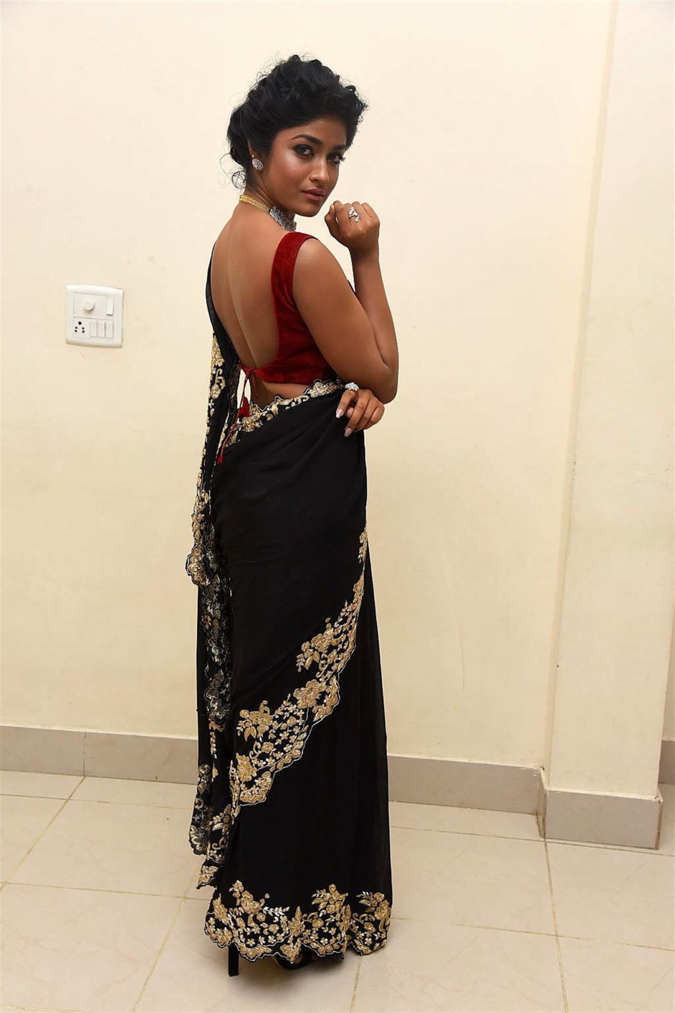 Dimple Hayati hot stills at Valmiki Pre Release - South Indian Actress