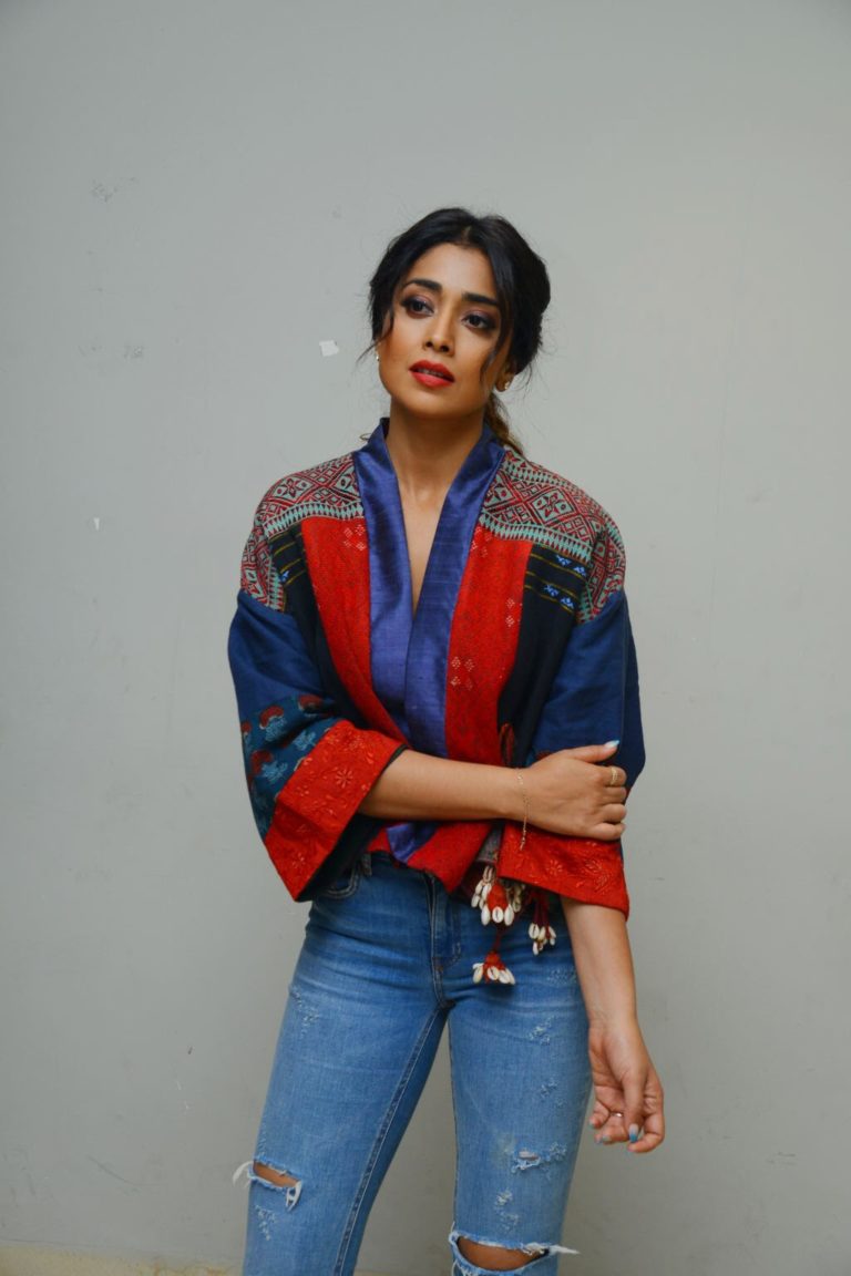 Shriya Saran at Raja Vaaru Rani Gaaru Press Meet - South Indian Actress