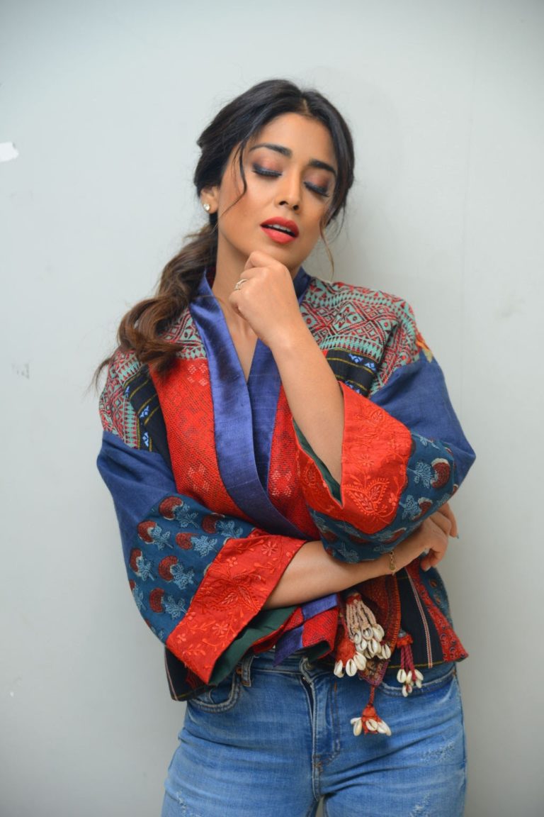 Shriya Saran at Raja Vaaru Rani Gaaru Press Meet - South Indian Actress