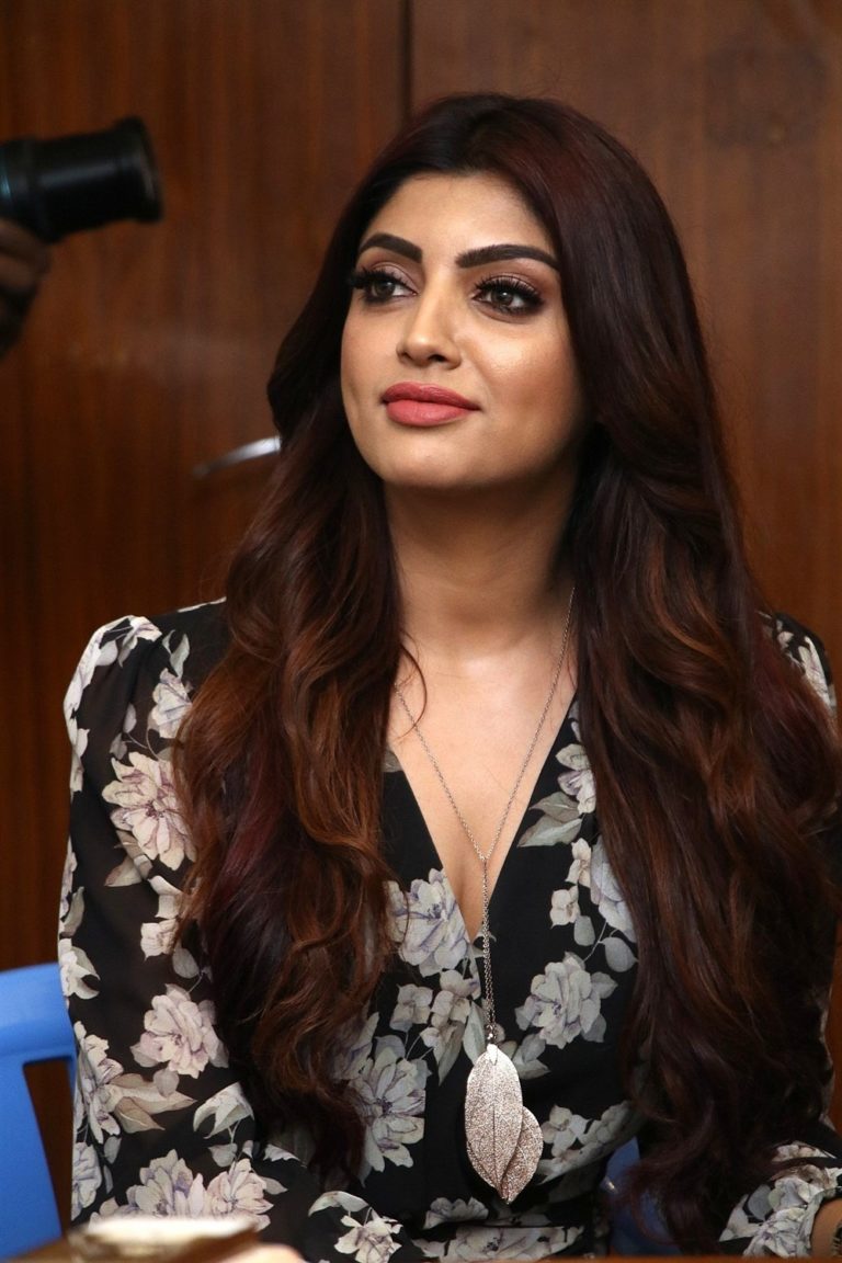 Akanksha Puri Photos at Action Movie Press Meet - South Indian Actress