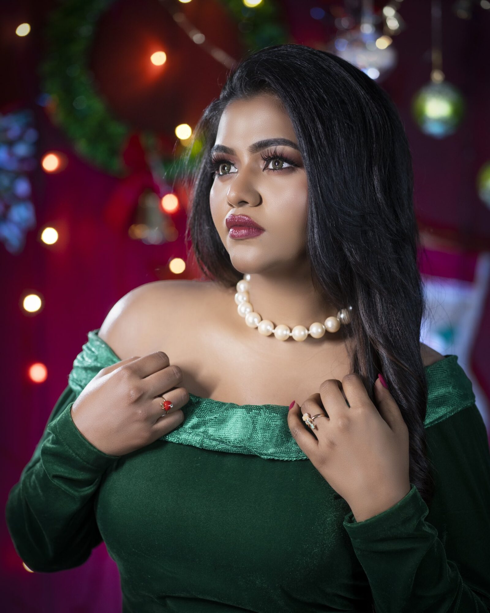 Shalu Shamu Christmas photoshoot stills - South Indian Actress