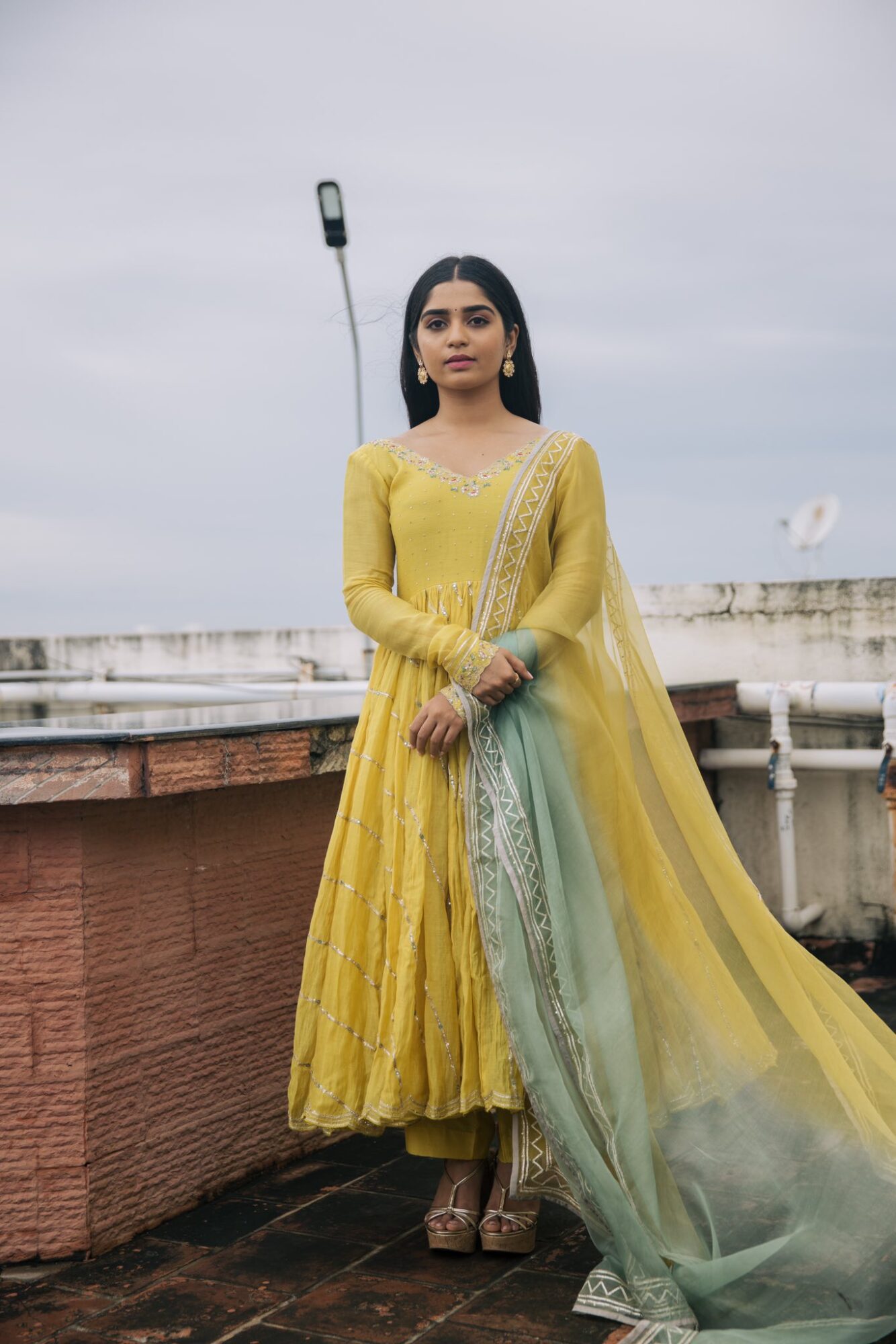Gouri G Kishan in ethnic wear stills for Master movie promotions