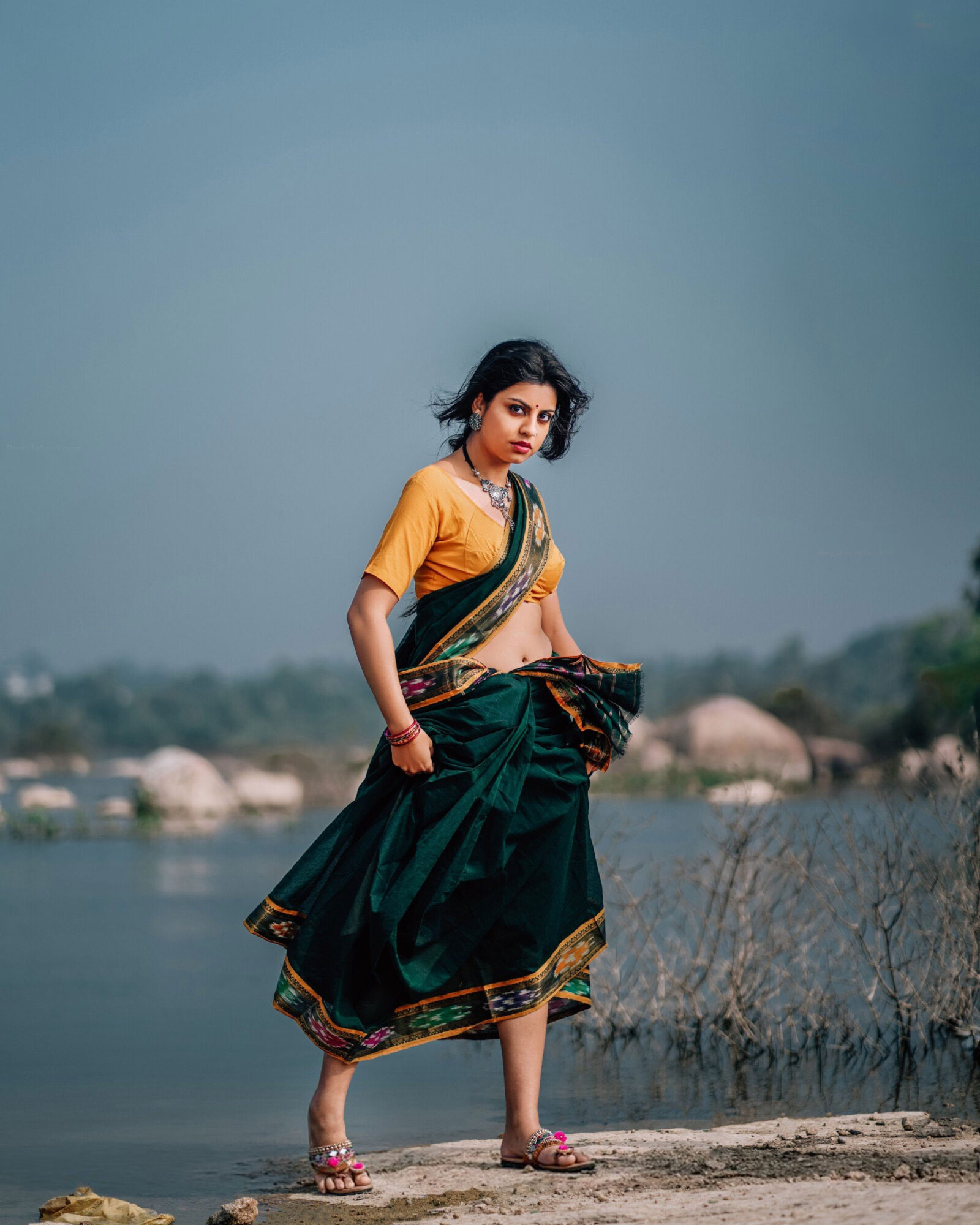 Sasha Singh as Fisher Woman photoshoot stills - South Indian Actress