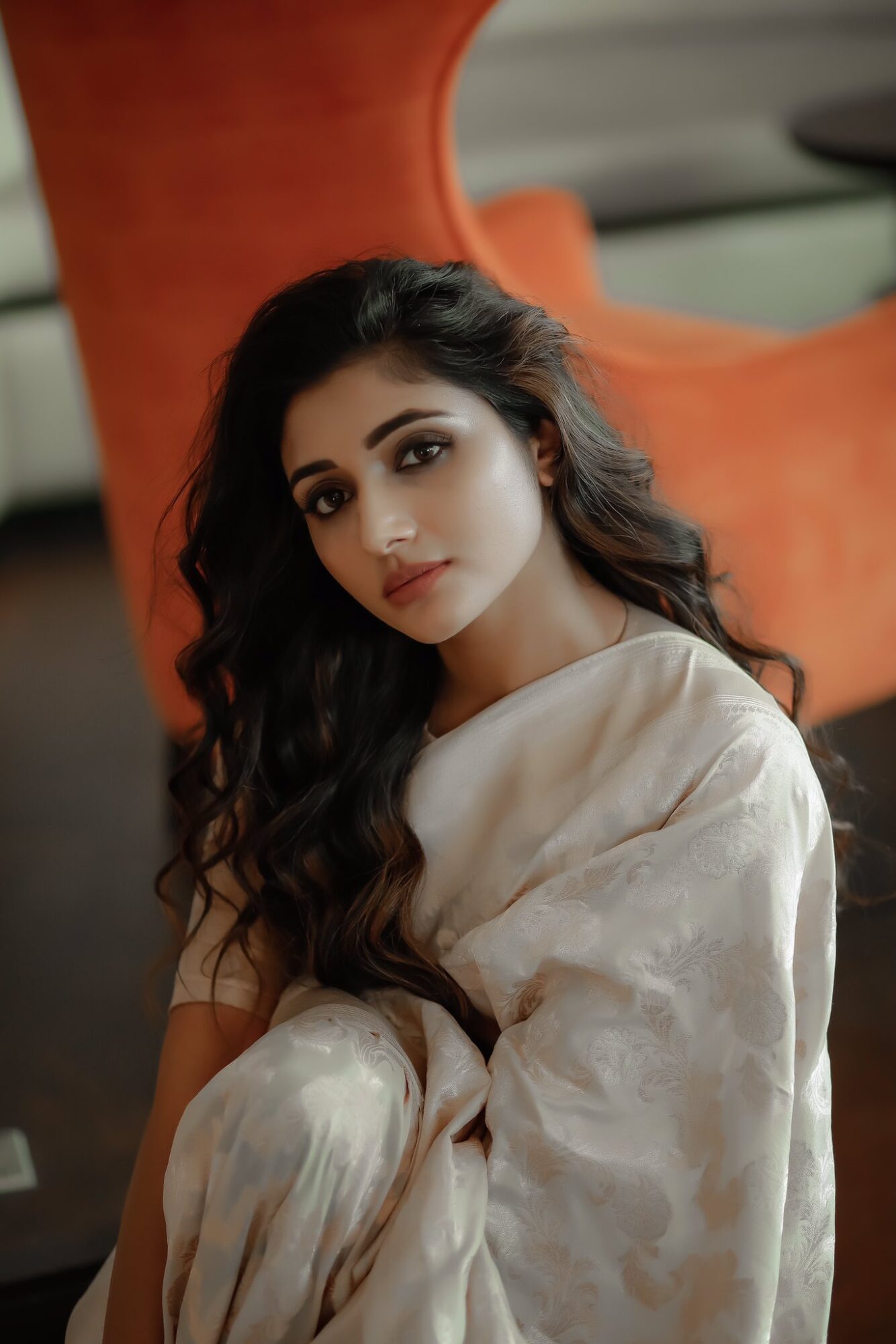 Mirna Menon in saree photos - South Indian Actress