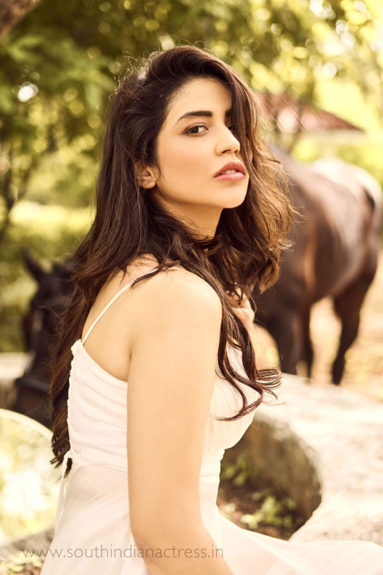 Priyanka Jawalkar latest photoshoot stills on horse - South Indian Actress