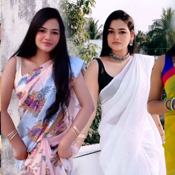 Dhivyadharshini Neelakandan in Kanchipuram silk saree