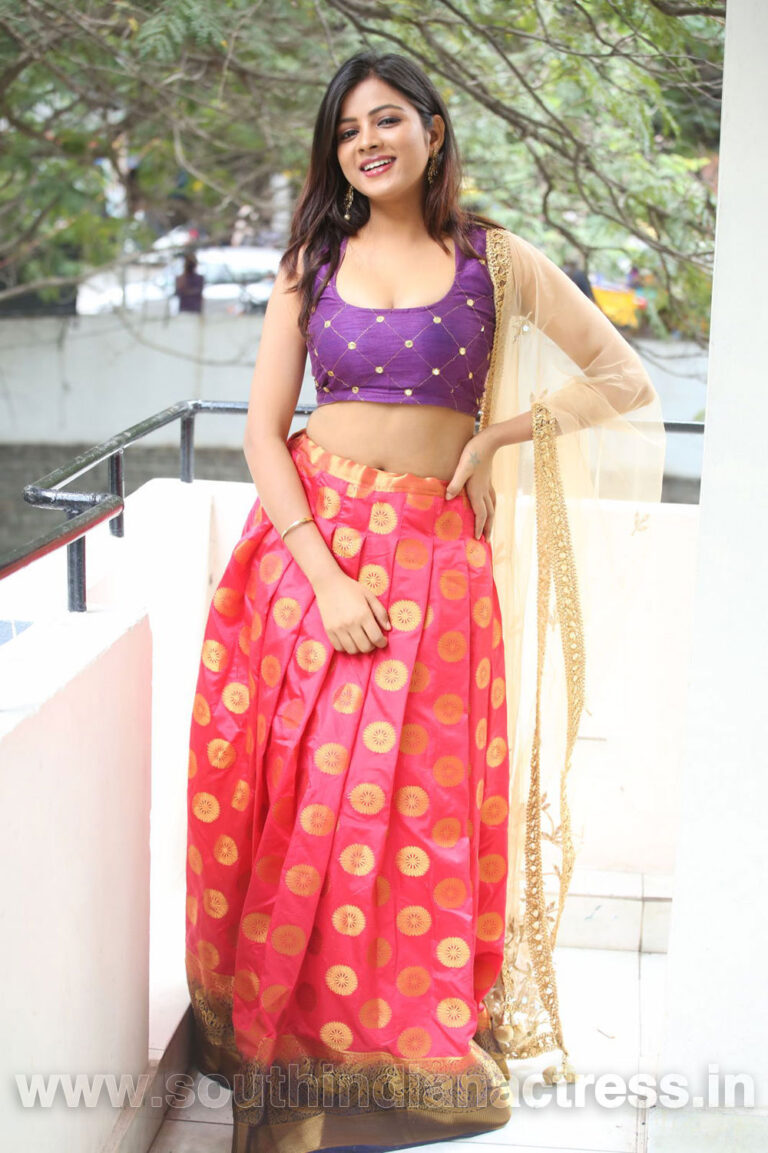 Renusri Chocolaty stills at Aadharam movie Poster Launch