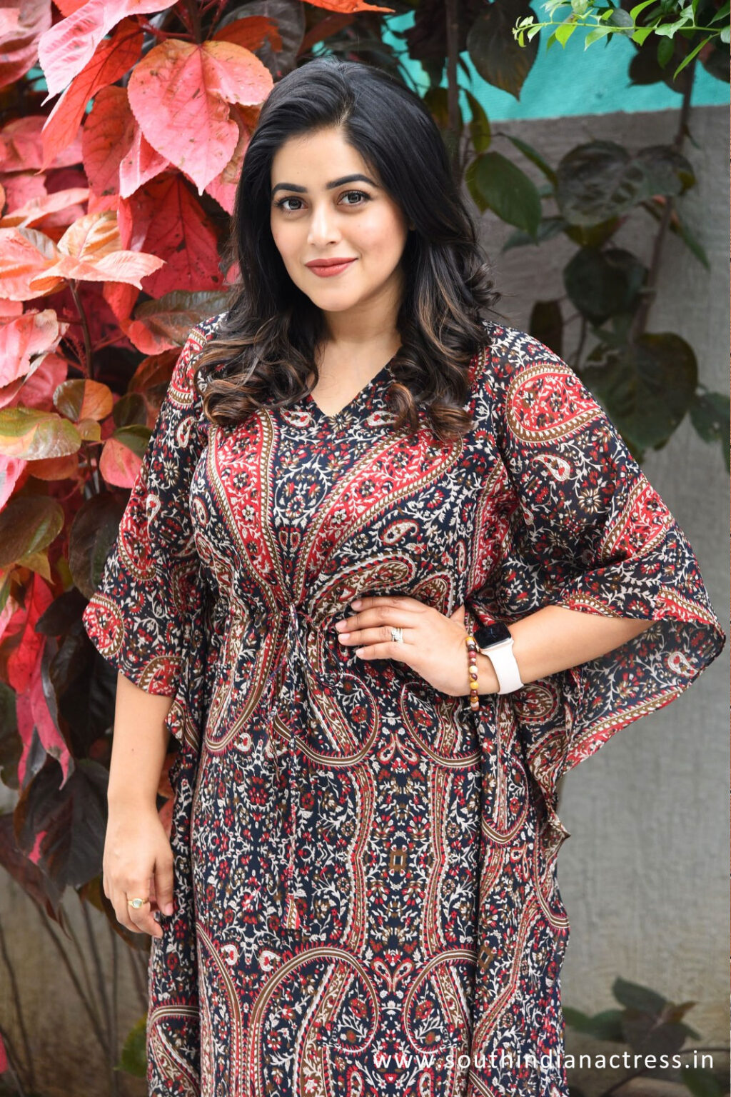 Shamna Kasim stills at Akhanda movie interview - South Indian Actress