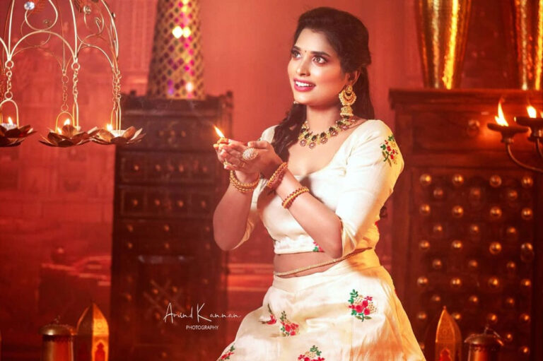 Chandrika Revathi in Diwali photoshoot stills - South Indian Actress