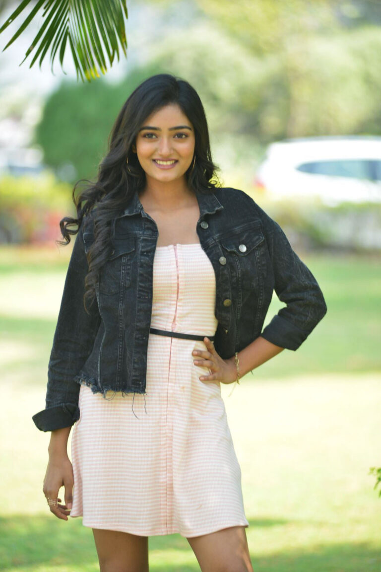 Hrithika Srinivas stills at Allantha Durana trailer launch