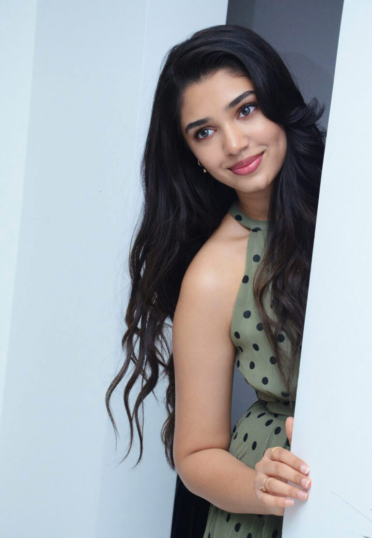 Krithi Shetty stills at The Warrior movie interview - South Indian Actress