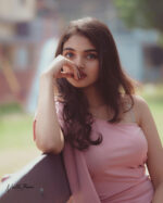 Aneena Angala Joseph stills in pink outfit – South Indian Actress