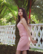 Aneena Angala Joseph stills in pink outfit – South Indian Actress