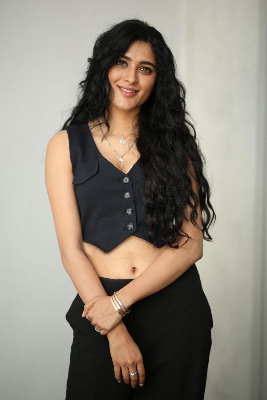 Geethika Tiwary stills at Ahimsa Movie Interview - South Indian Actress