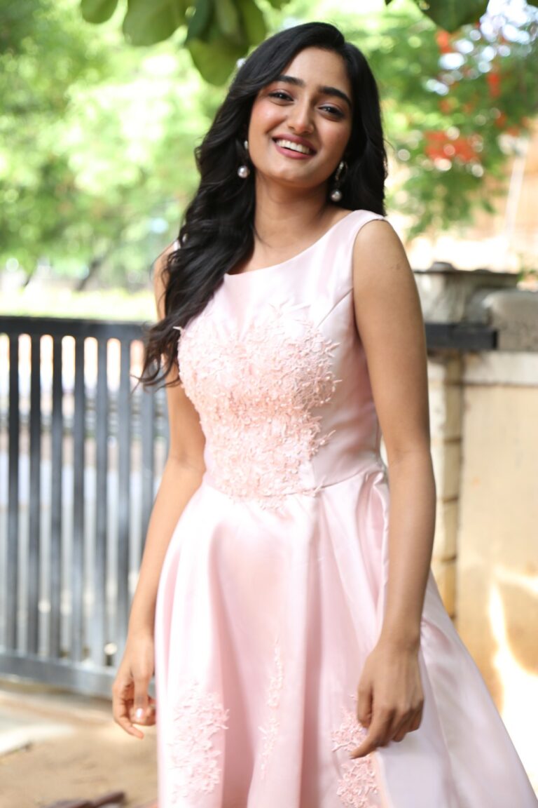 Hrithika Srinivas stills at Sound Party movie title logo launch - South ...