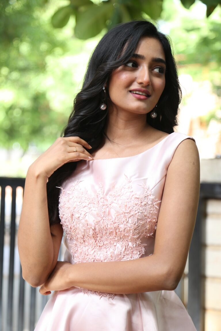Hrithika Srinivas stills at Sound Party movie title logo launch - South ...