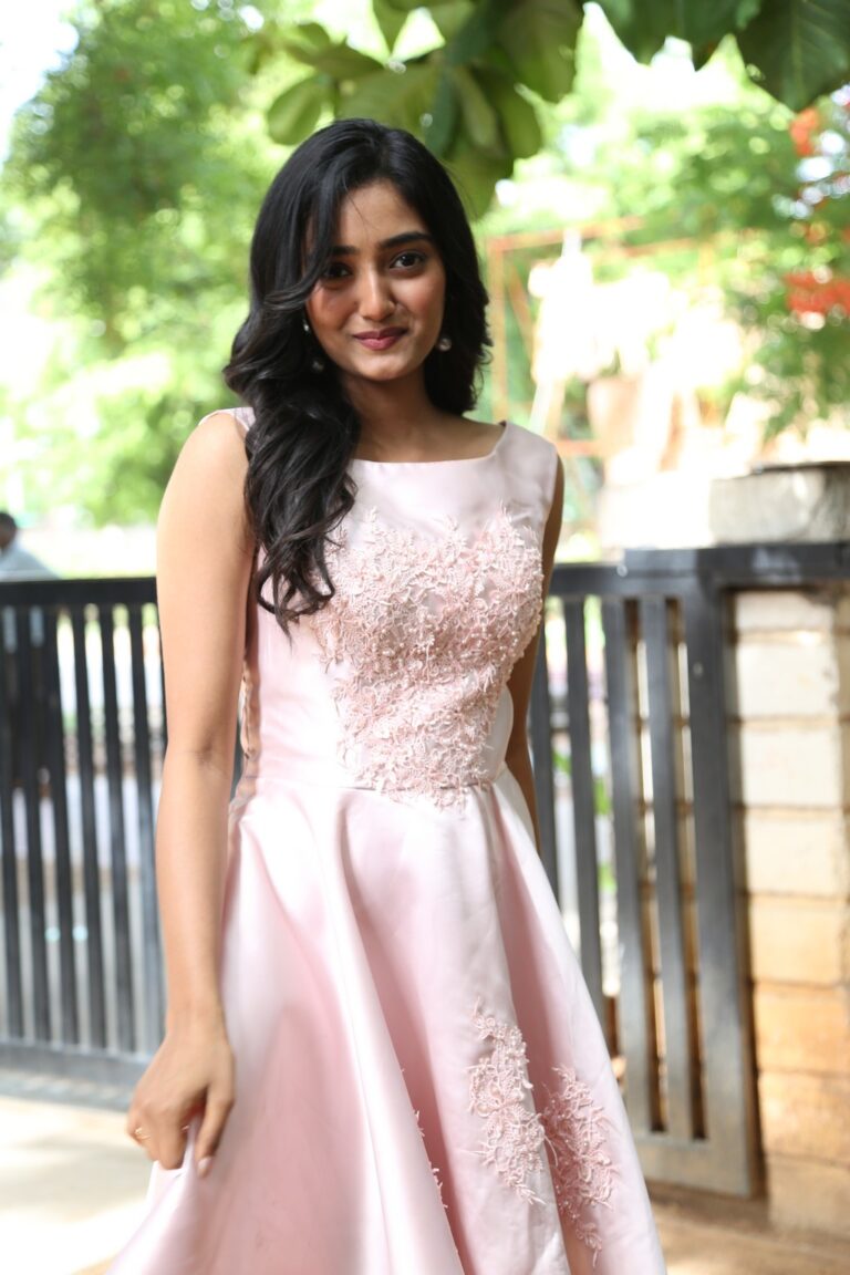 Hrithika Srinivas stills at Sound Party movie title logo launch - South ...
