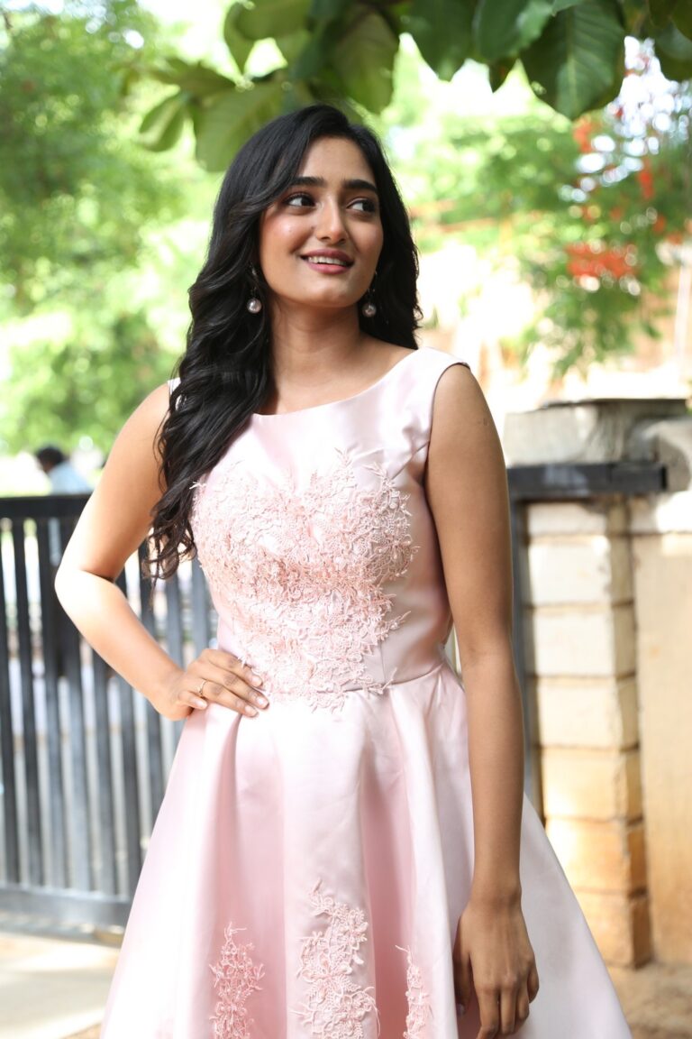 Hrithika Srinivas stills at Sound Party movie title logo launch - South ...