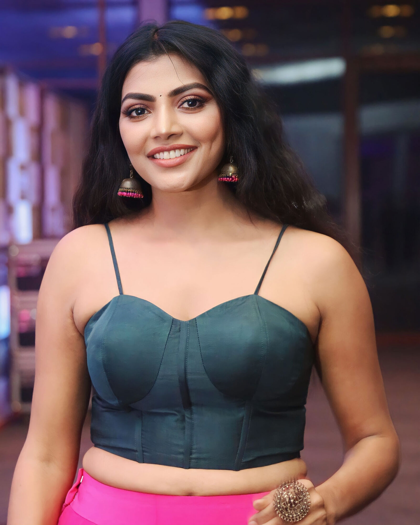 Lahari Shari at Spark movie pre release event - South Indian Actress