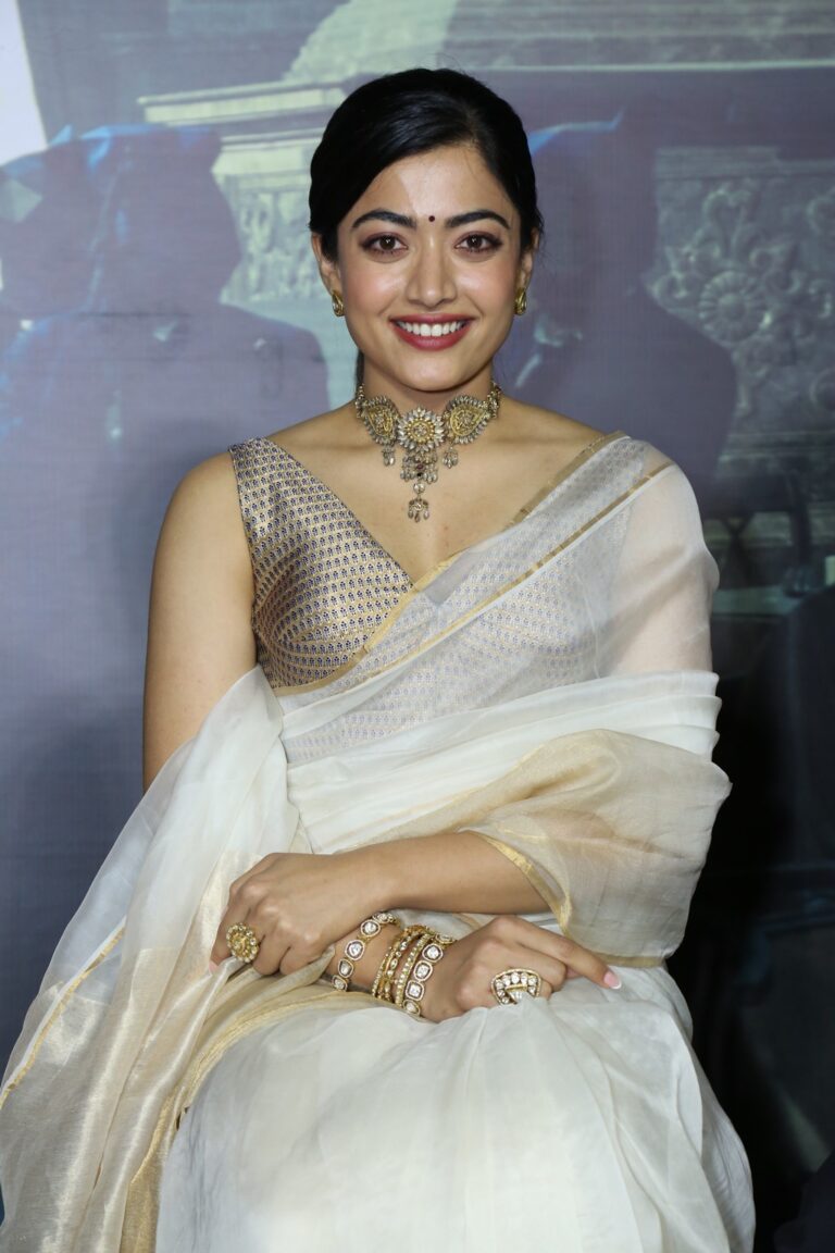 Rashmika Mandanna at Animal movie press meet - South Indian Actress