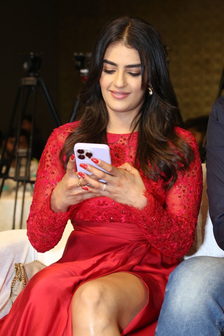 Kavya Thapar at Dhamaka 1 Year and Eagle trailer success celebrations ...