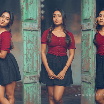 Athira Raj in orange saree photos - South Indian Actress