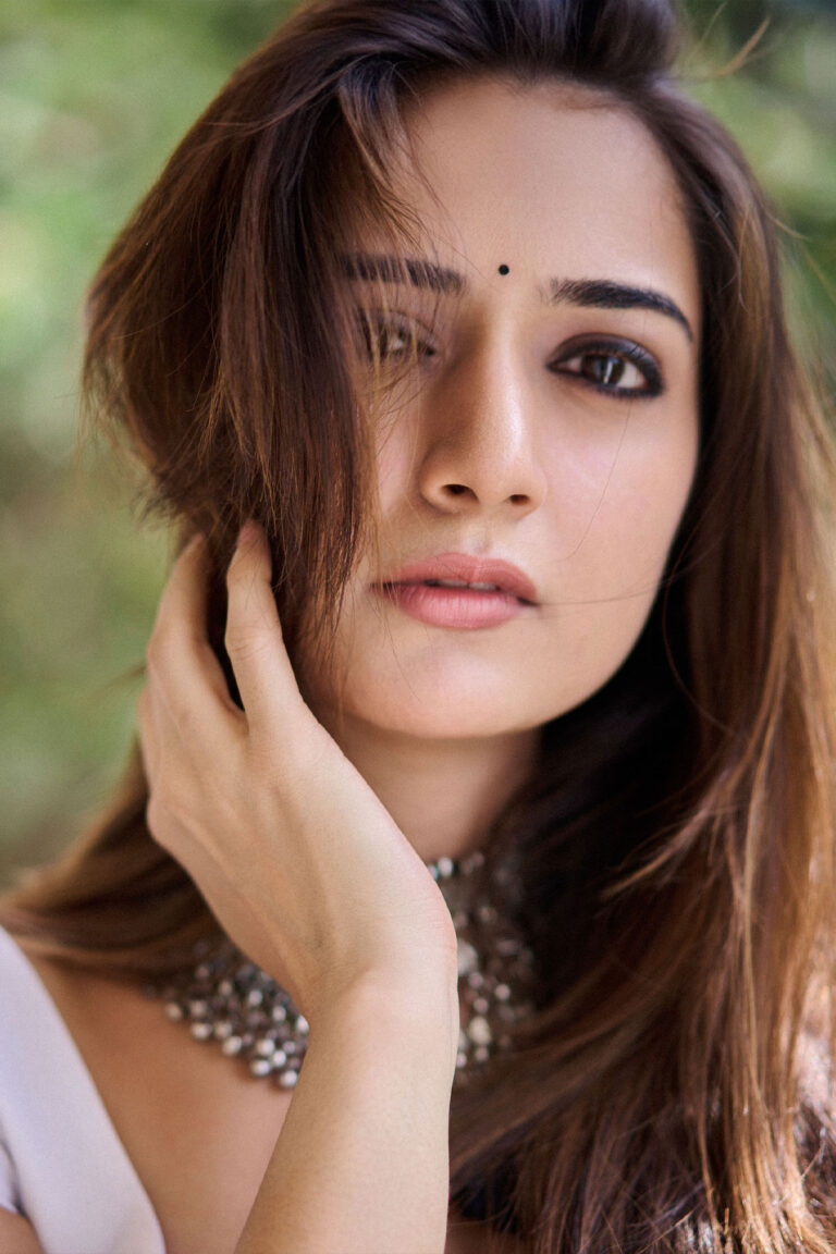 Ashika Ranganath in black saree photoshoot stills - South Indian Actress