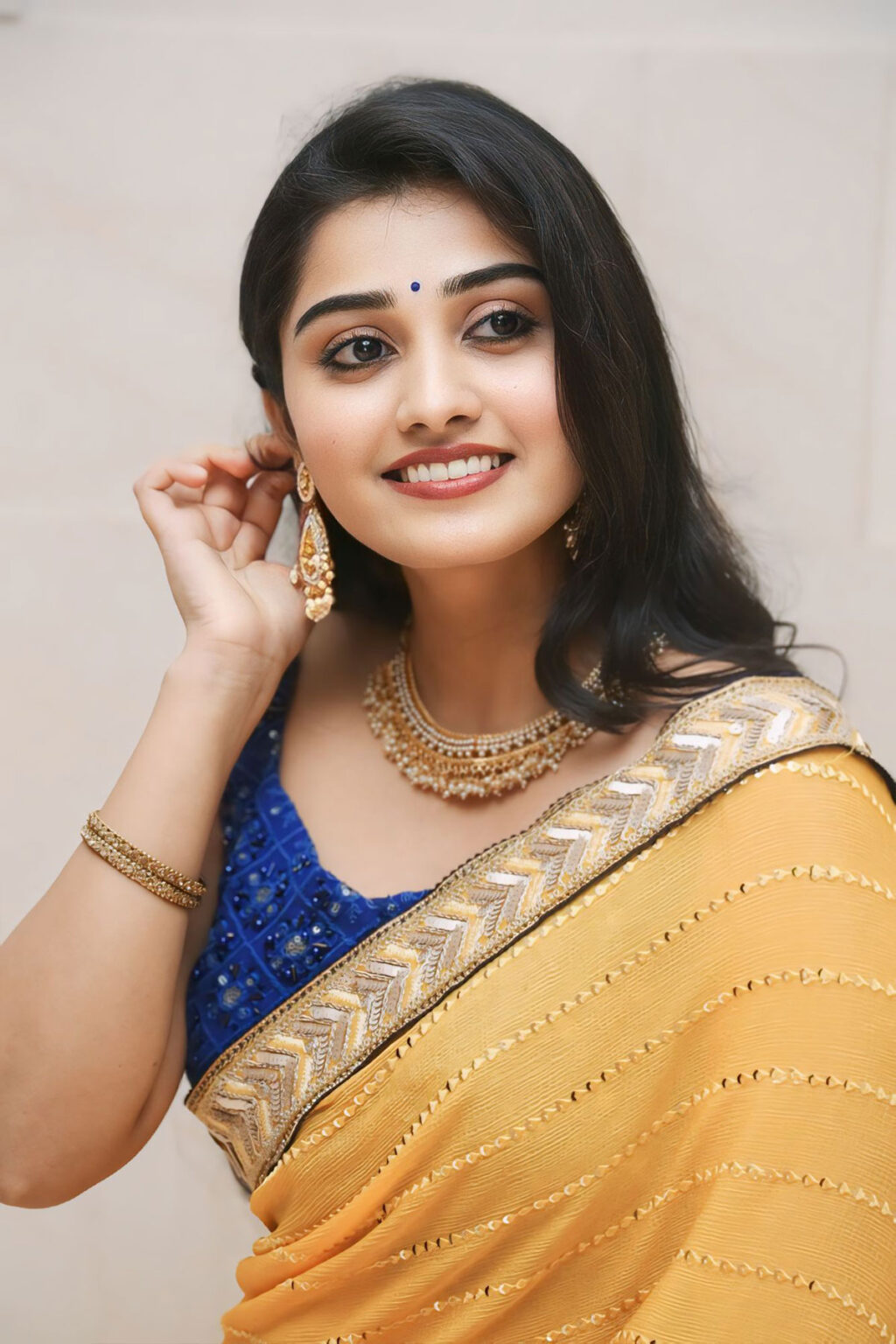 Atira Raj stills at Krishnamma movie pre release - South Indian Actress