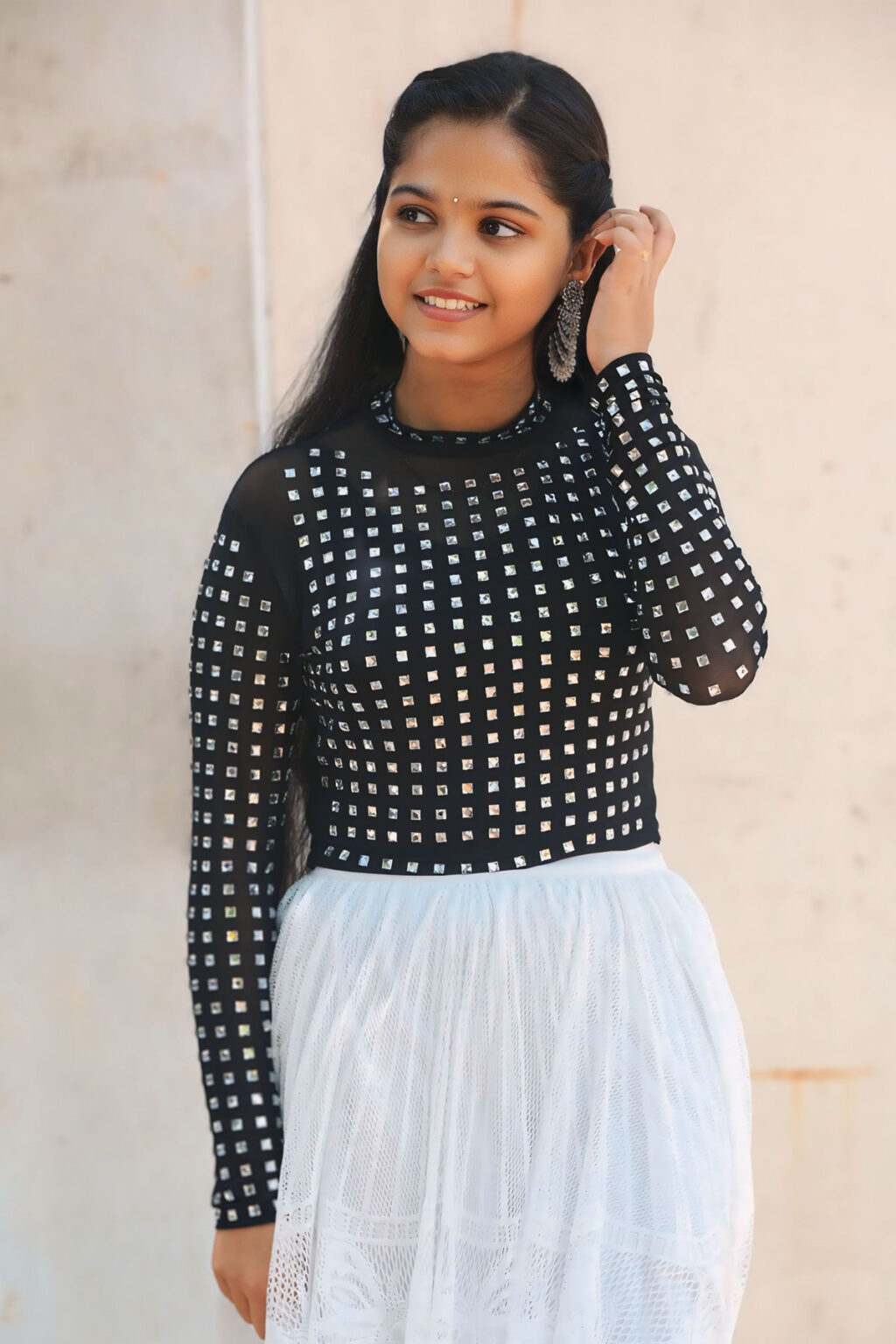 Prarthana Sandeep stills at Satya movie Pre Release - South Indian Actress
