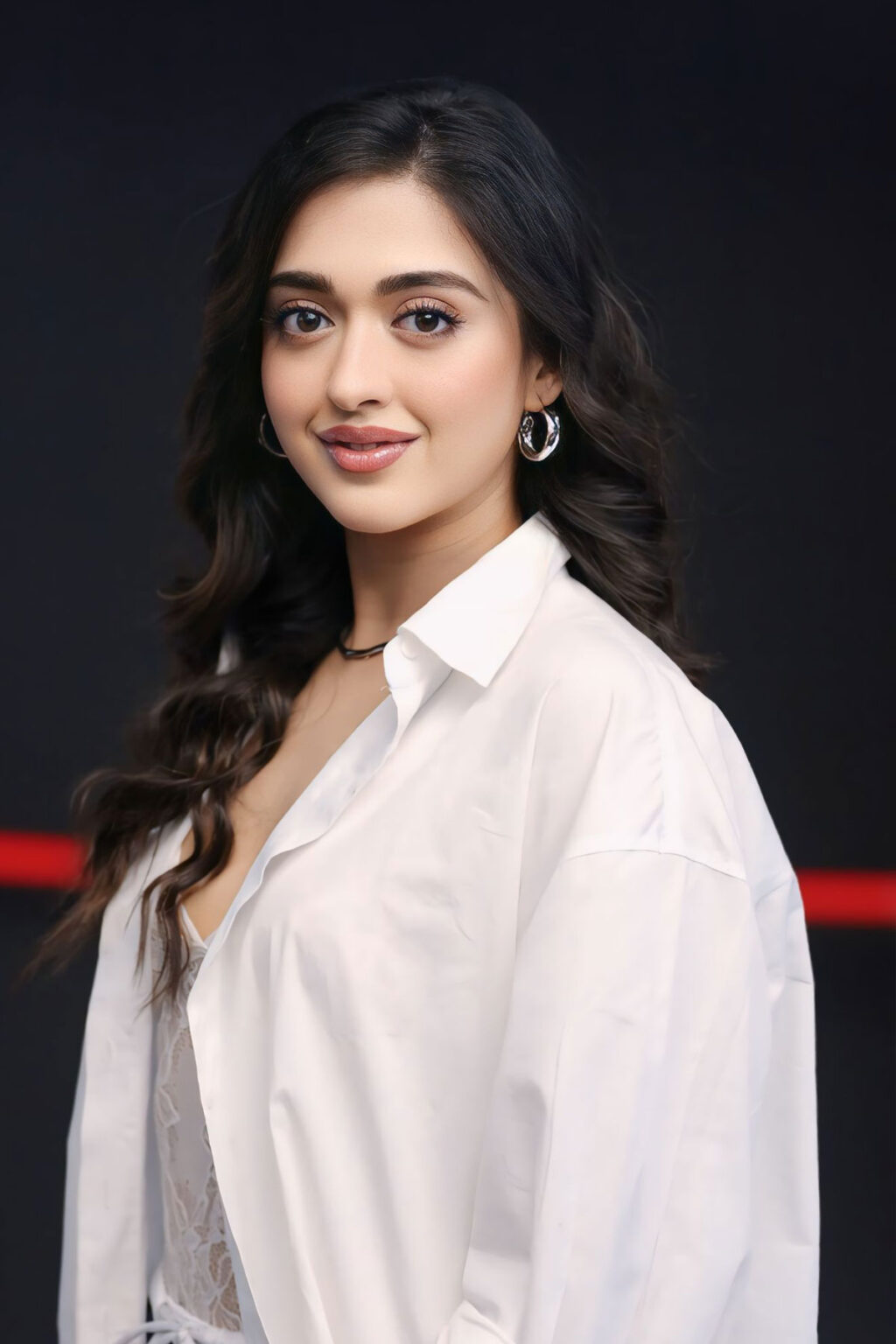 Gayatri Bhardwaj in White Shirt at Buddy Movie Trailer Launch - South ...