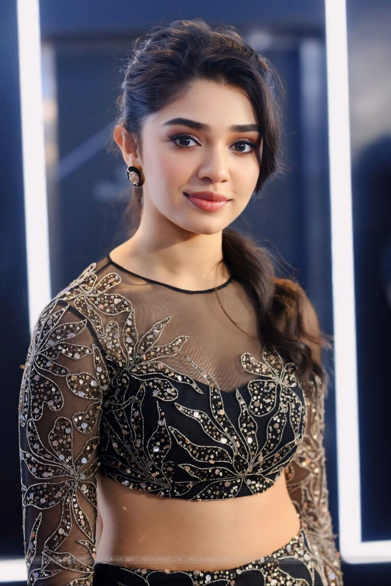 Krithi Shetty stills at Manamey movie trailer launch - South Indian Actress