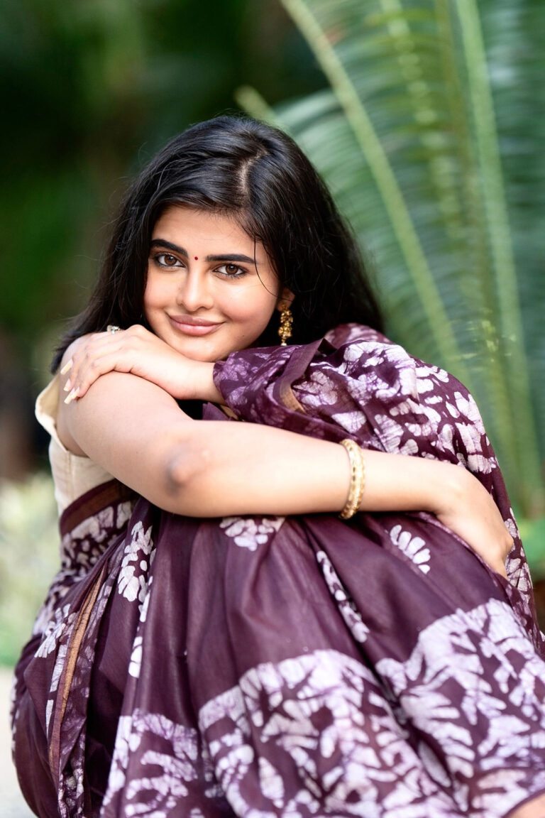 Signature Saree Styles of Rheena Krishnan - South Indian Actress