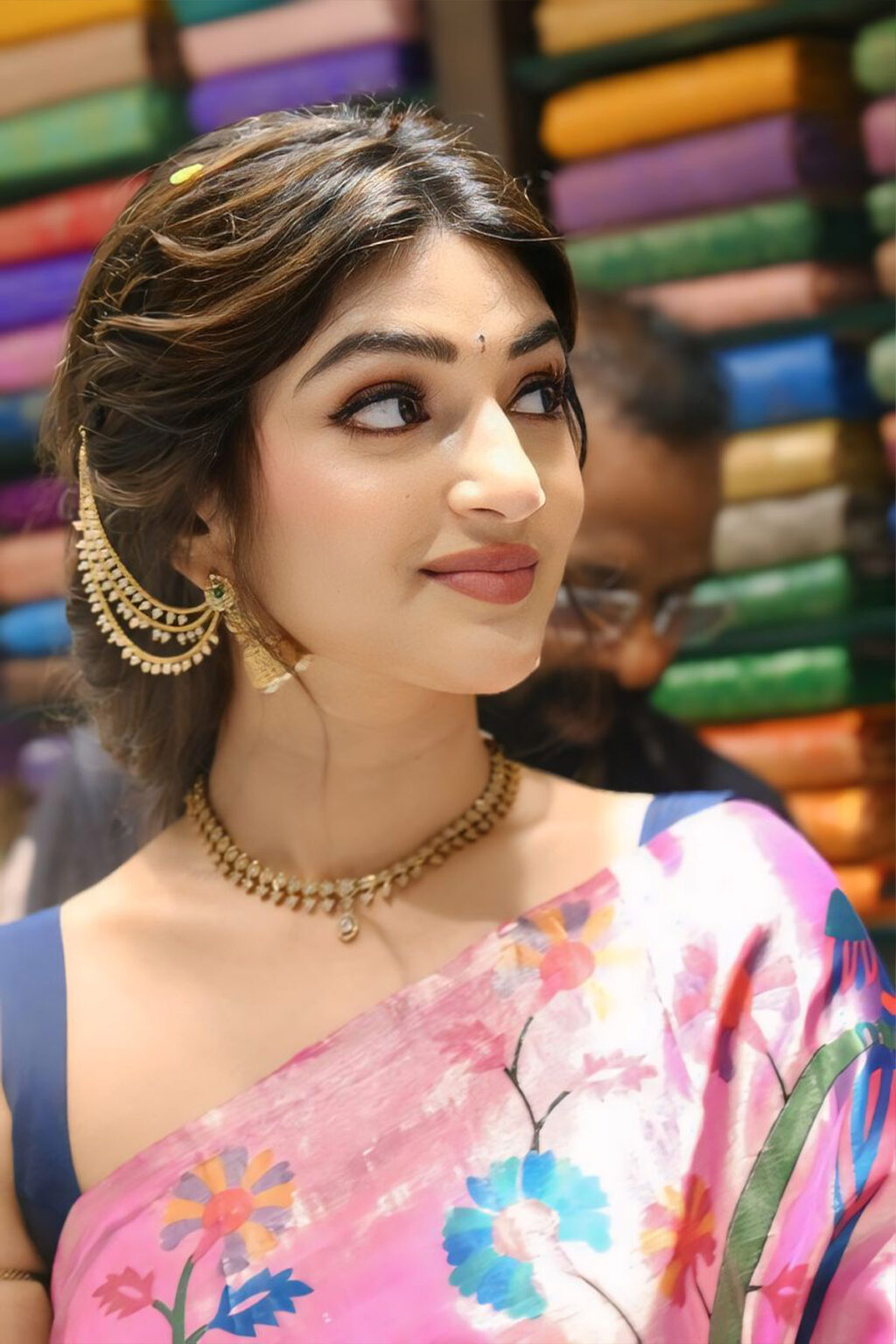Sreeleela stills at MAANGALYA Shopping Mall Launch - South Indian Actress