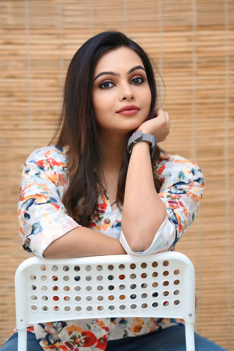 Tanvi Ram stills at KA Movie Interview - South Indian Actress
