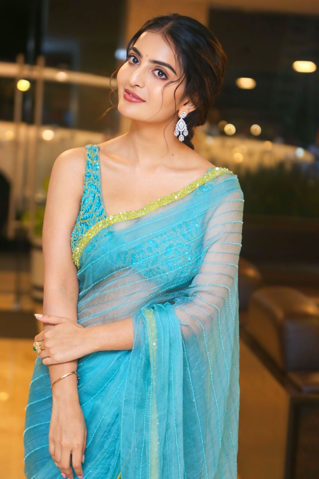 Ananya Nagalla at Sreekakulam Sherlockholmes Pre-release Event - South ...