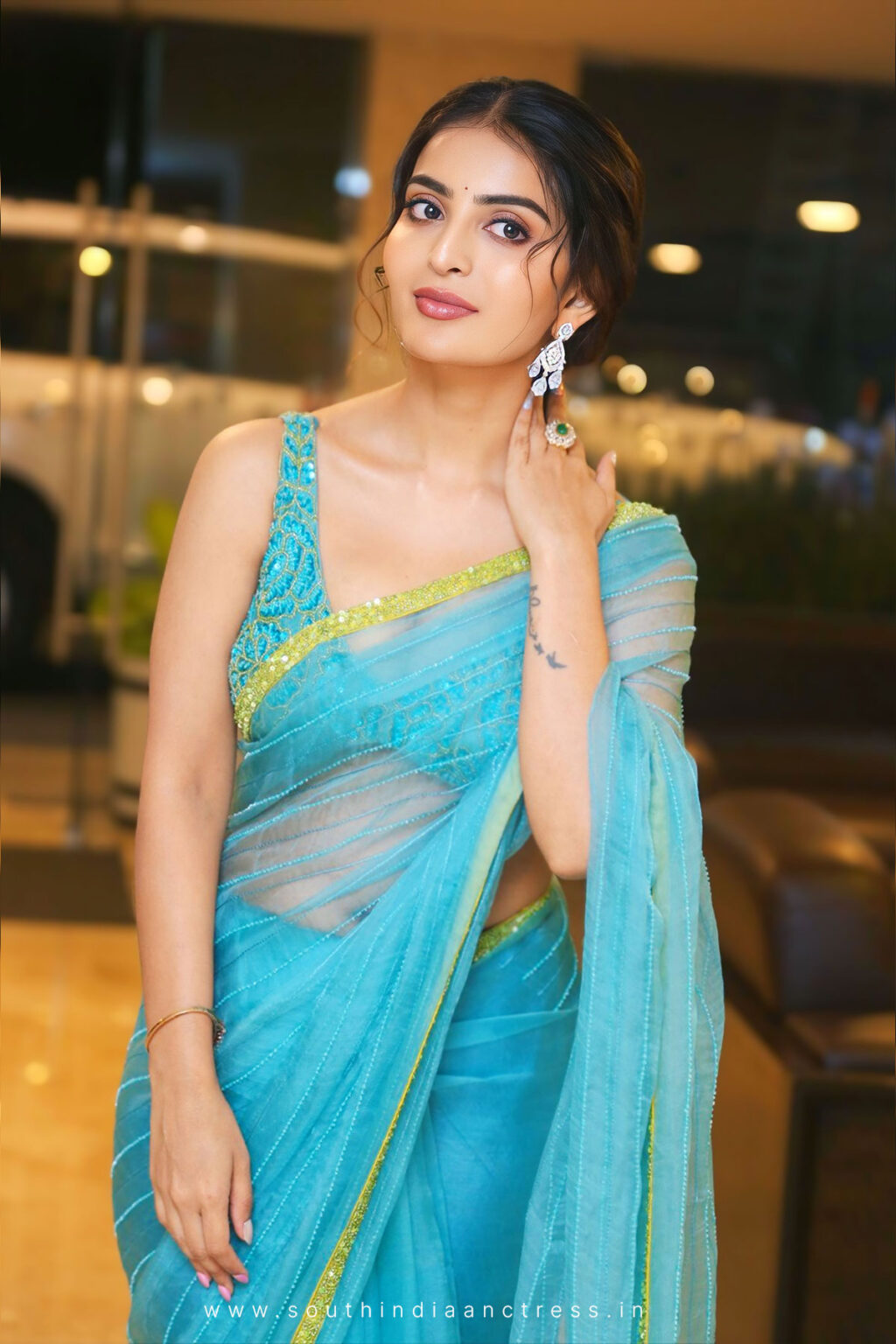 Ananya Nagalla at Sreekakulam Sherlockholmes Pre-release Event - South ...