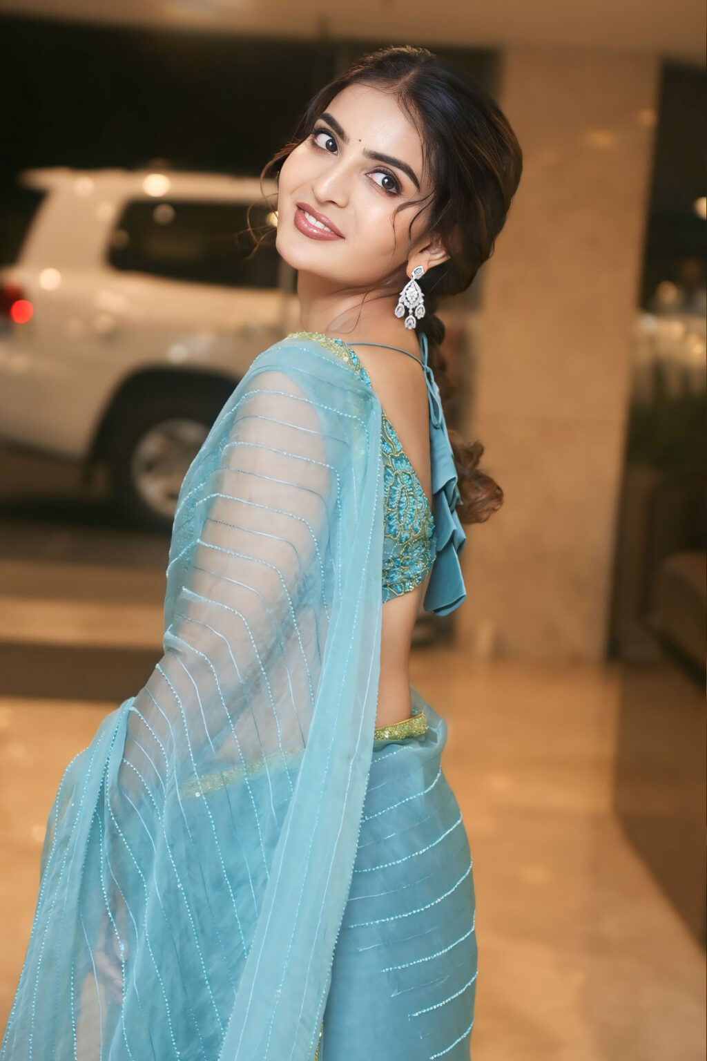 Ananya Nagalla at Sreekakulam Sherlockholmes Pre-release Event - South ...
